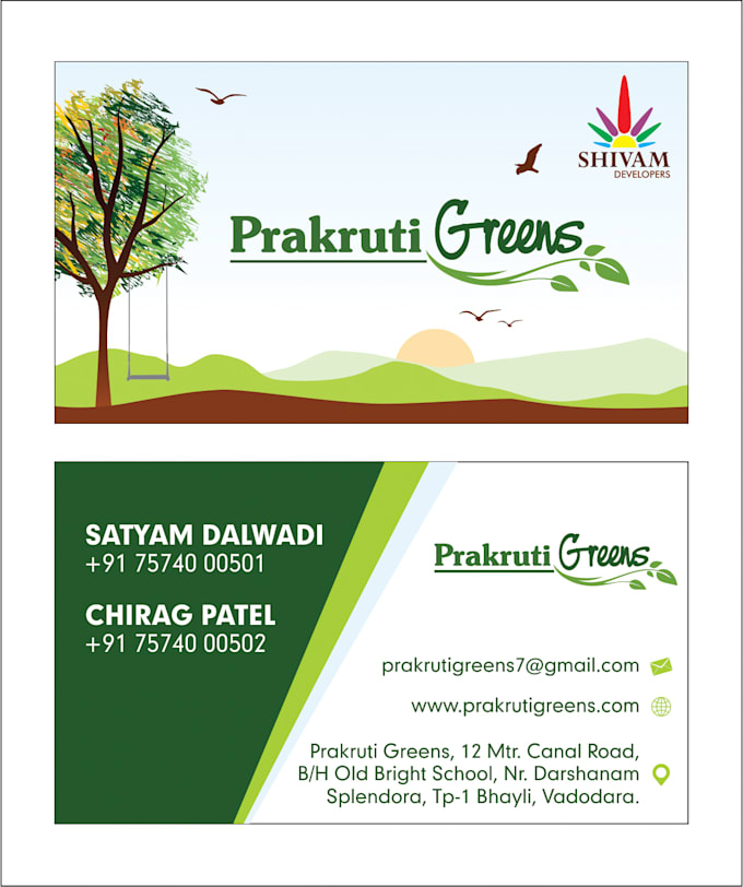 Create your double side visiting card by Brandingtcc | Fiverr