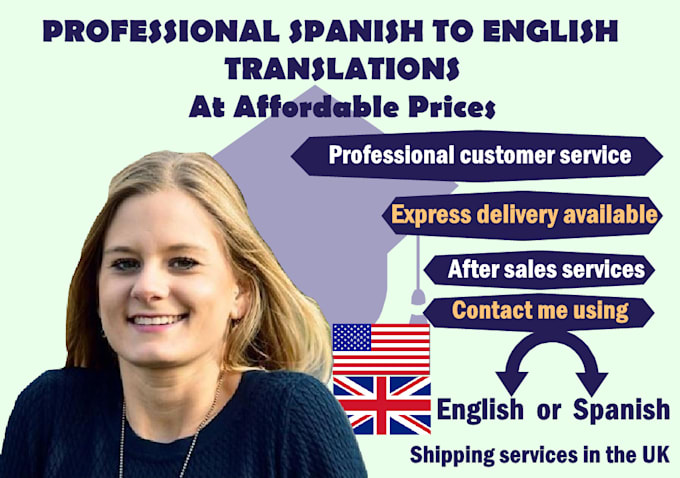 Offer professional native spanish to english translations by Negotrans ...