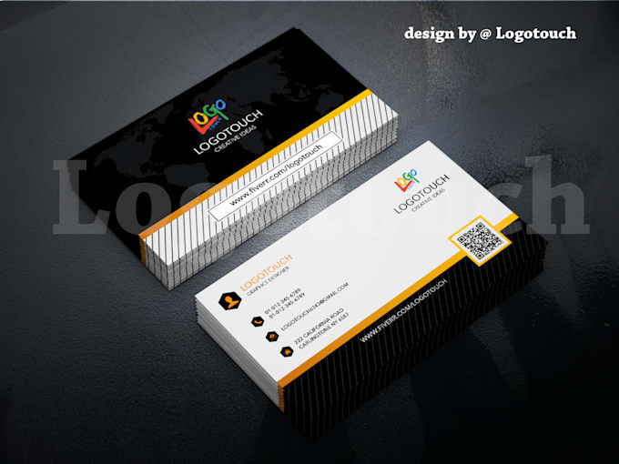 Design modern and unique business card design print ready by Logotouch ...