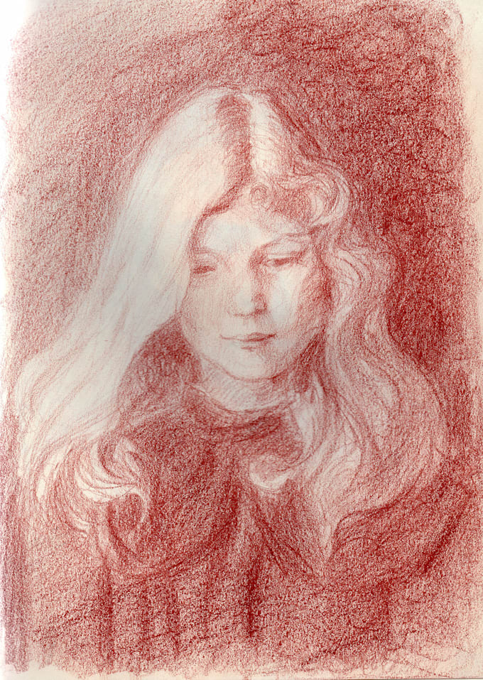 Hand draw realistic portrait by Annaprydatko | Fiverr