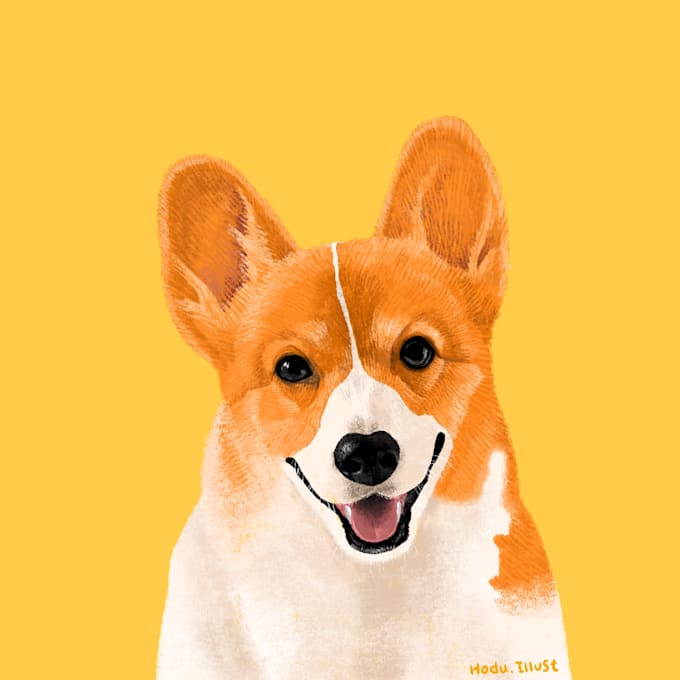 Draw your lovely pet by Seohodoo | Fiverr