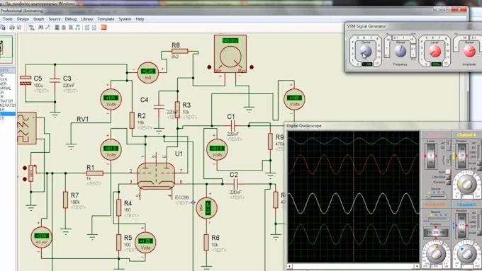 Do circuit simulation using proteus by Aryan164 | Fiverr