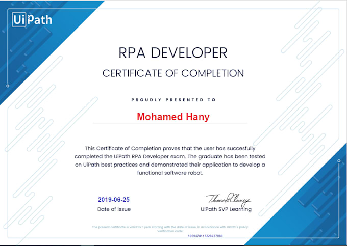 Automate any project using rpa uipath by Mohamedhany331 | Fiverr