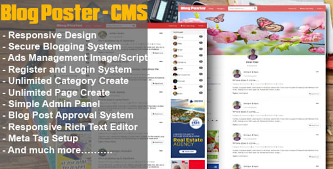 Do blog posting system php script by Imranhosen87 | Fiverr