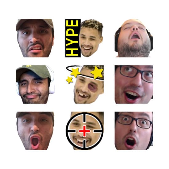 Design photo based emotes for your channel by Banvilles | Fiverr