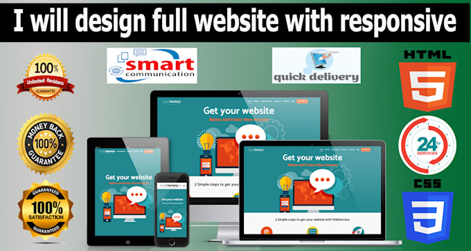 Design full website with responsive by Abbas_jaeid | Fiverr