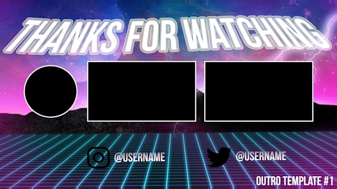 Create a outro for your youtube channel by Jasmynyt | Fiverr