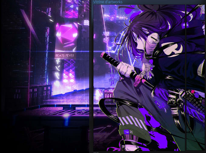 Design your custom animated steam profile with artwork by Hayfo_ | Fiverr