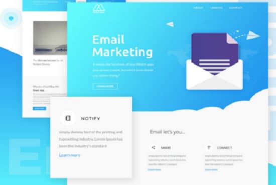 Design a killer mailchimp email template by Mistura93 | Fiverr