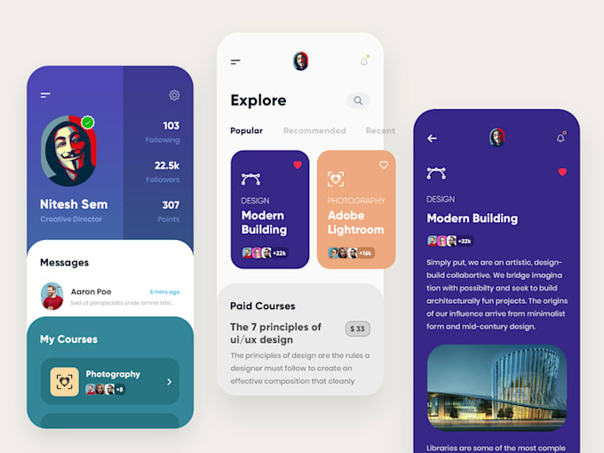 Design your mobile app by Kavitachadha264 | Fiverr