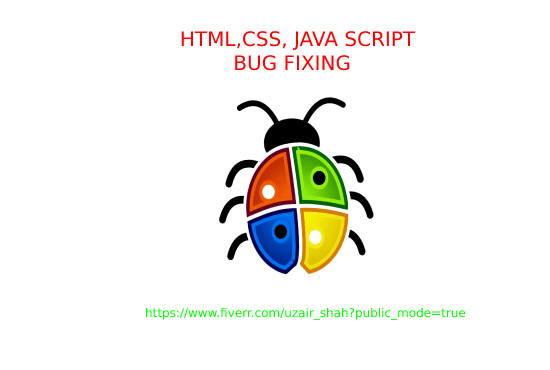 Fix your website bugs using html, css, java script by Uzair_shah | Fiverr