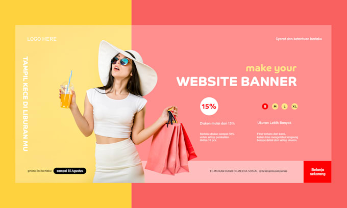 Design modern and clean web banner by Fahminasution | Fiverr