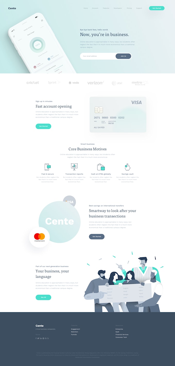 Create an amazing landing page for your business in wordpress by ...