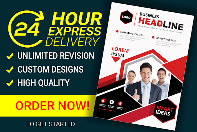 Design flyer, poster, brochure, sales sheet, banner by Jamila74 | Fiverr
