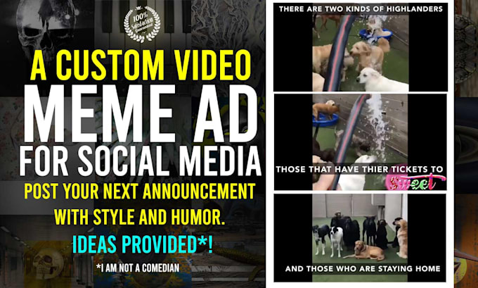Create a social media video ad in a viral meme format by Flashvenom ...