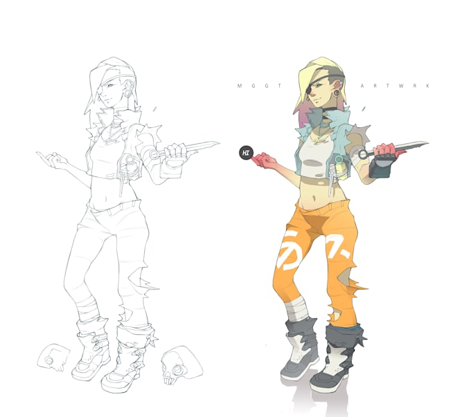 Create awesome scifi character for you by Restu_maggot | Fiverr