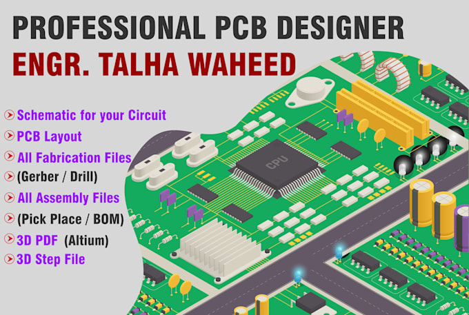Design professional pcb layout and circuit for your product by ...