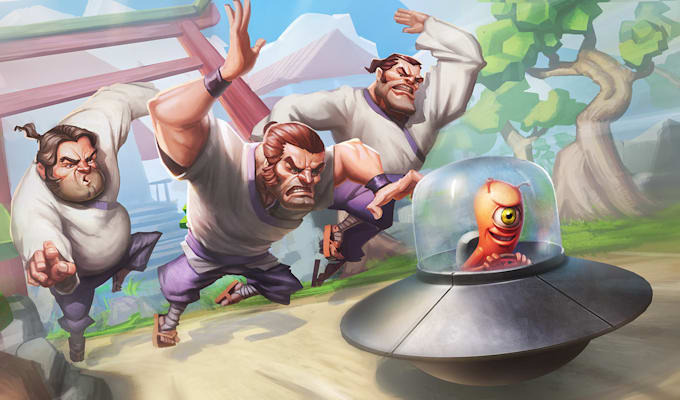 Speed draw cartoon character, vector illustrations by Madi_boi | Fiverr