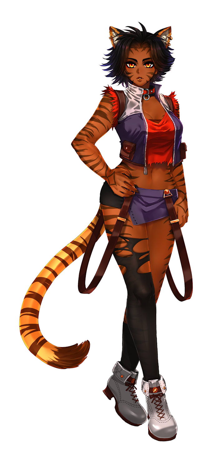 Do character full body illustration high quality by Kanoir | Fiverr