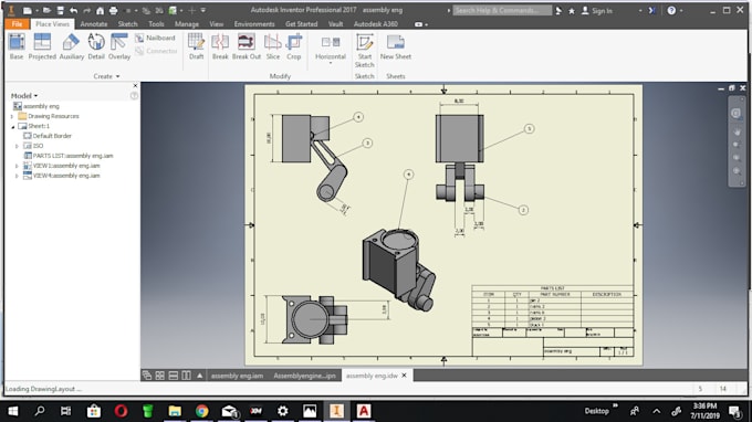 2d and 3d autocad autodesk inventor guru by Bouxtone | Fiverr