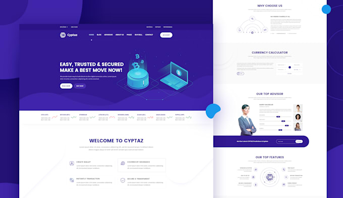Design professional website ui with best ux by Muzahid2u | Fiverr