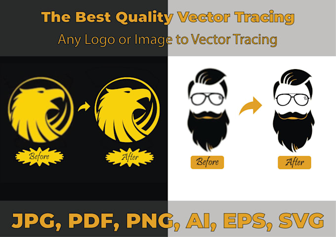 Vector trace logo or images by Maniika | Fiverr