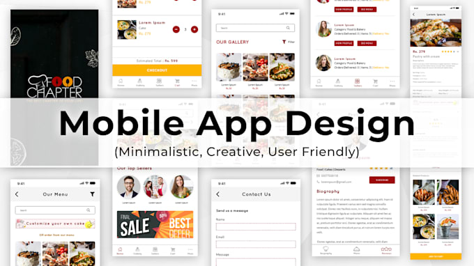 Design or revamp a mobile app by Farzeenbaig | Fiverr