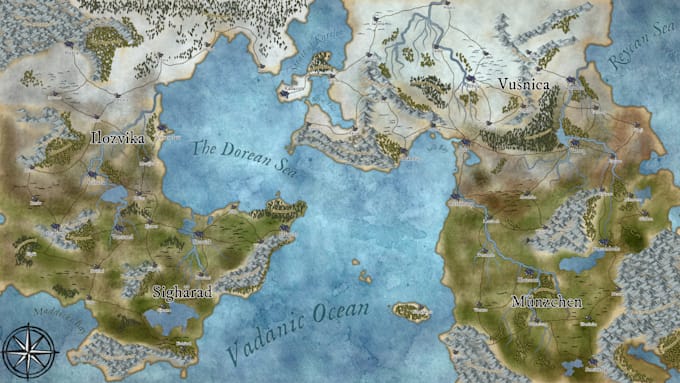 Design maps for your tabletop rpgs and videogames by Csherratt | Fiverr