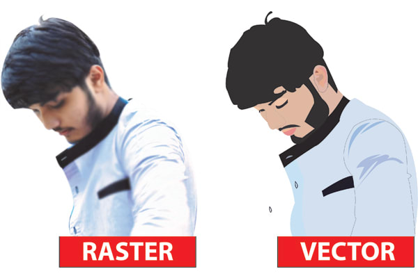 Turn a low resolution image into a high resolution vector by Shahrayhan ...