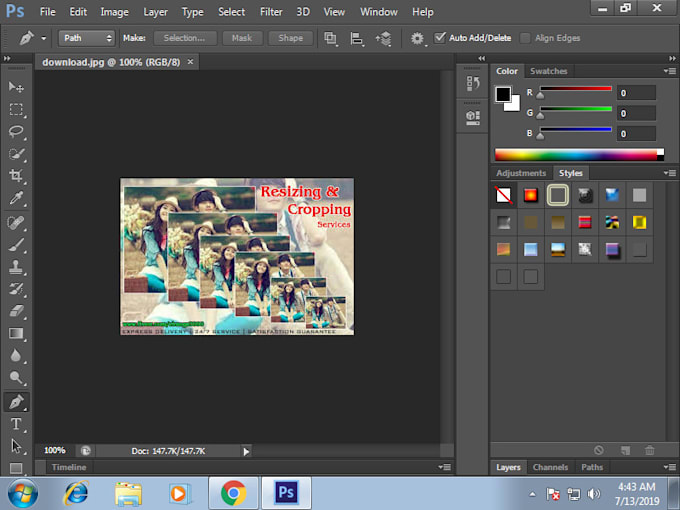 Modify and edit an image in photoshop by Adak5766 | Fiverr
