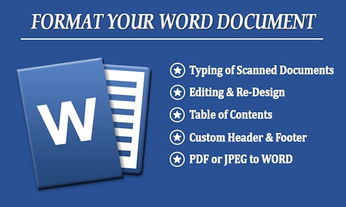 Perfectly format and retype on ms word by Zainali96 | Fiverr