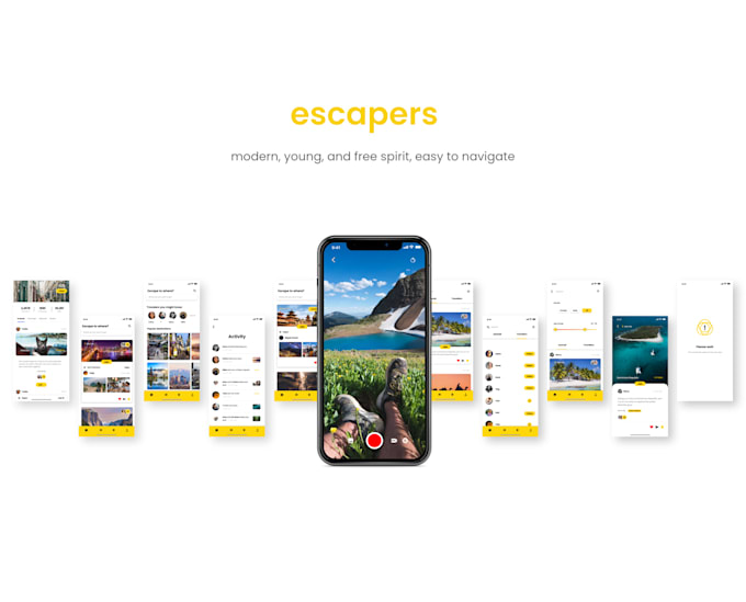 Design elegant and usable ui visual designs by Tranmy303 | Fiverr