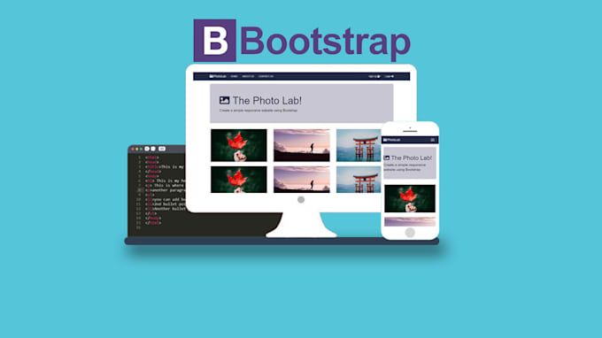 Convert psd and ai into html and bootstrap by Haniawahab | Fiverr