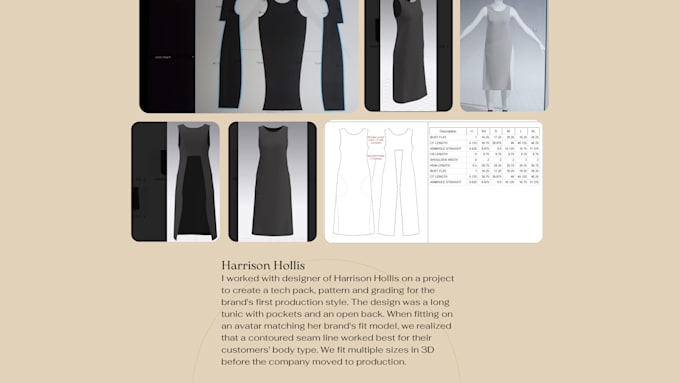 Create a garment pattern with 3d fittings by Admarcheleta | Fiverr