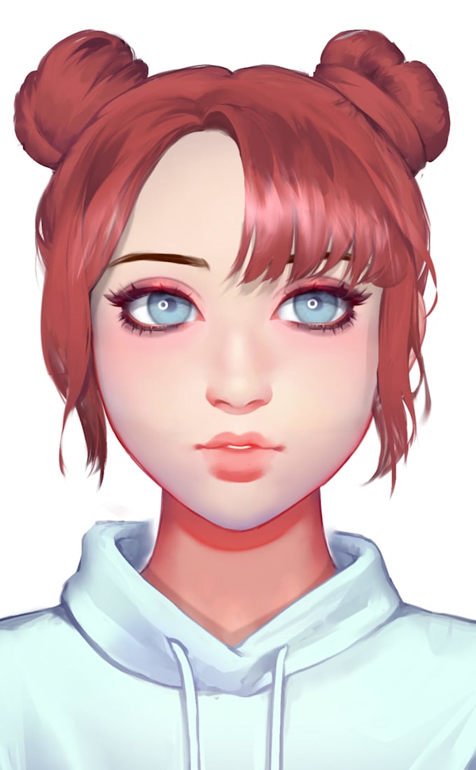 Create a detailed anime portrait of anyone by Saranghaejaein | Fiverr