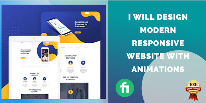 Design create one page or landing page website by Maryam_zubair | Fiverr