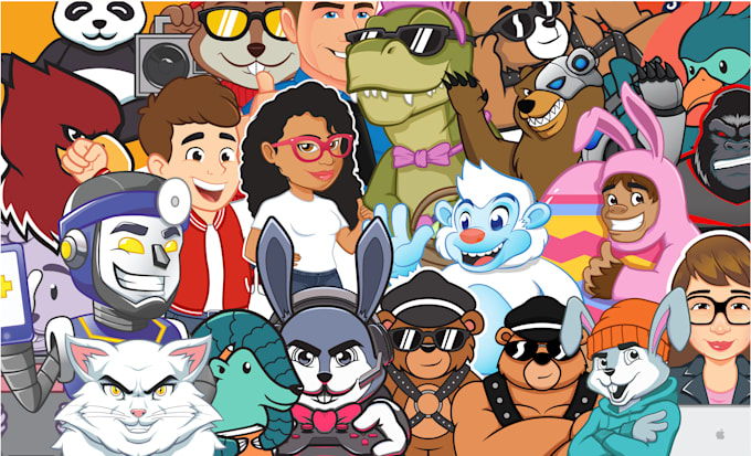 Make cartoon logo and custom cartoon characters for your business by ...