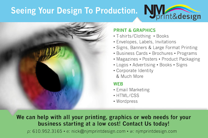 Design and produce any advertising or marketing materials by Nick0604 ...
