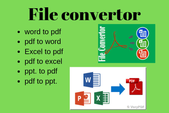 Do conversion of any type of file by Idealfreelancer | Fiverr