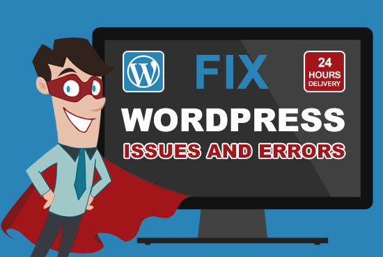 Fix Wordpress Errors Wordpress Issues By Zameervip Fiverr 9818