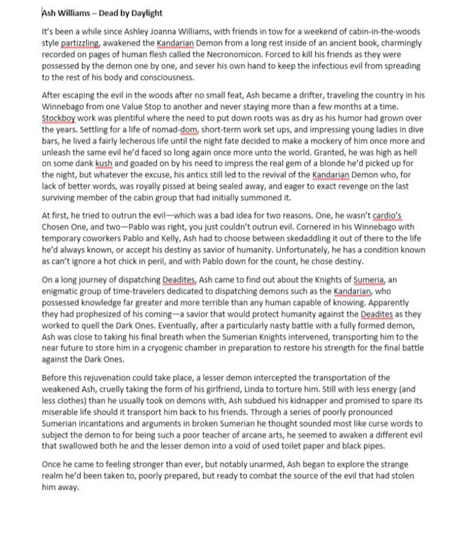 Create a lore friendly background for your mmorpg or role play ...