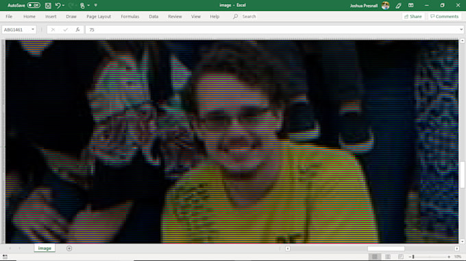 Recreate your photo into microsoft excel by Jp_fixes | Fiverr