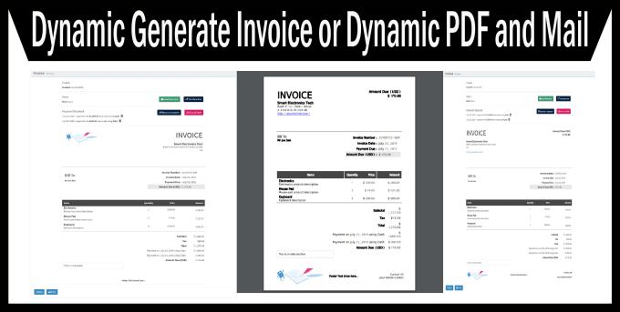 Dynamic generate invoice or dynamic pdf and mail by Zakirweb | Fiverr Dynamic generate invoice or dynamic pdf and mail by Zakirweb | Fiverr