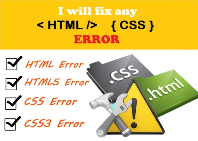 Fix Any Html Css Bootstrap And Javascript Bugs Or Errors By Usraakbar Fiverr