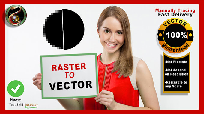 Vector trace your pixel logo or image in vector format by ...