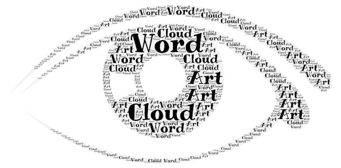 Design tag cloud typography word cloud any custom shape by ...