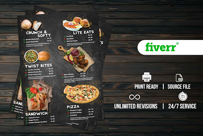Design elegant restaurant, food, bar and digital menu by Mehdi214 | Fiverr