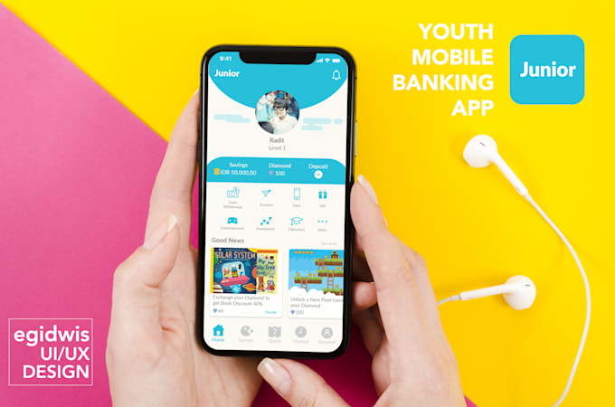 Design professional and clean mobile app or web ui by Egidwis | Fiverr