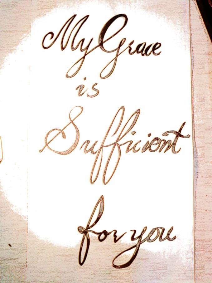 Design bible proverbs cursive calligraphy by Thomasjia | Fiverr