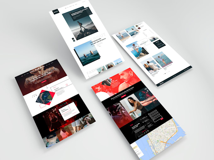 Design attractive web uiux and psd templates by Salman_mahmud | Fiverr
